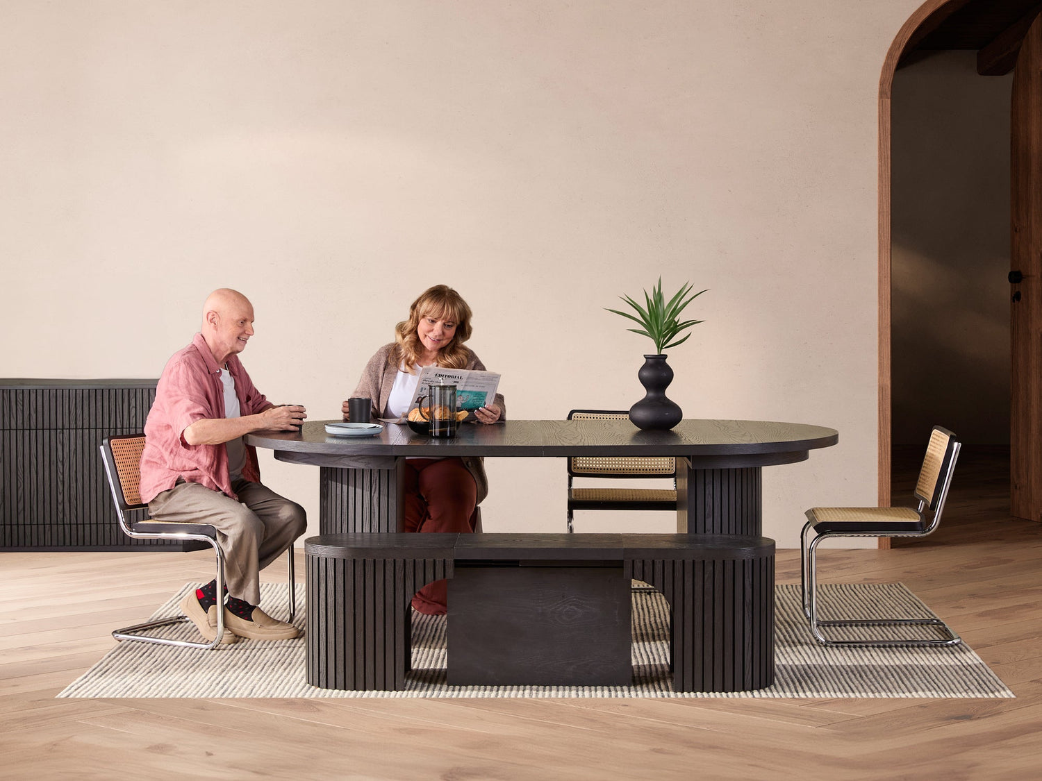 Round to Oval Dining Table | Transformer Table