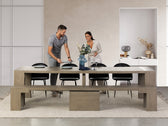 Extendable Dining Table with Bench | Transformer Table