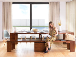 Extendable Dining Table with Bench | Transformer Table