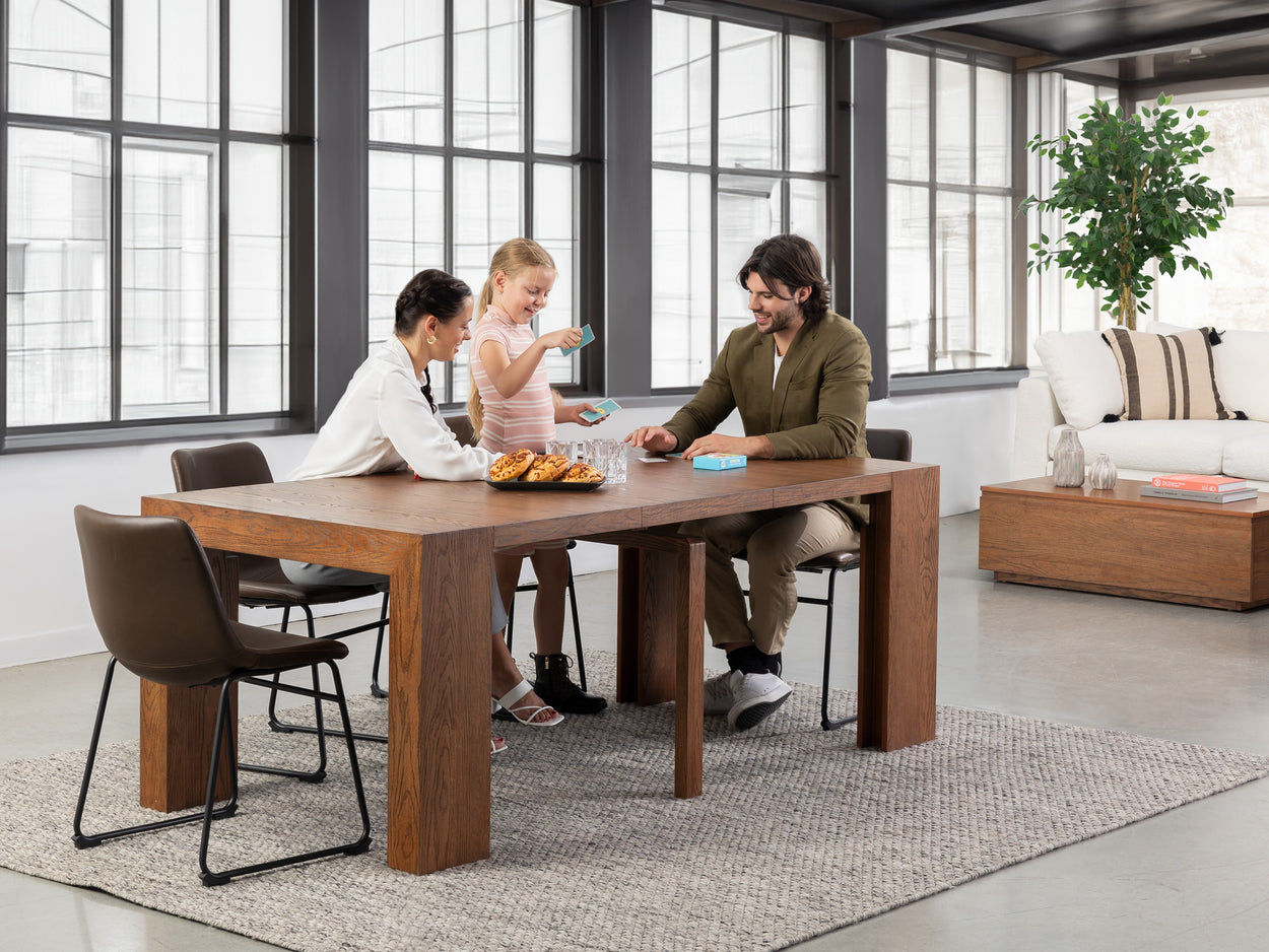 Solid Wood Extendable Dining Table | Transformer Table – Transformer ...