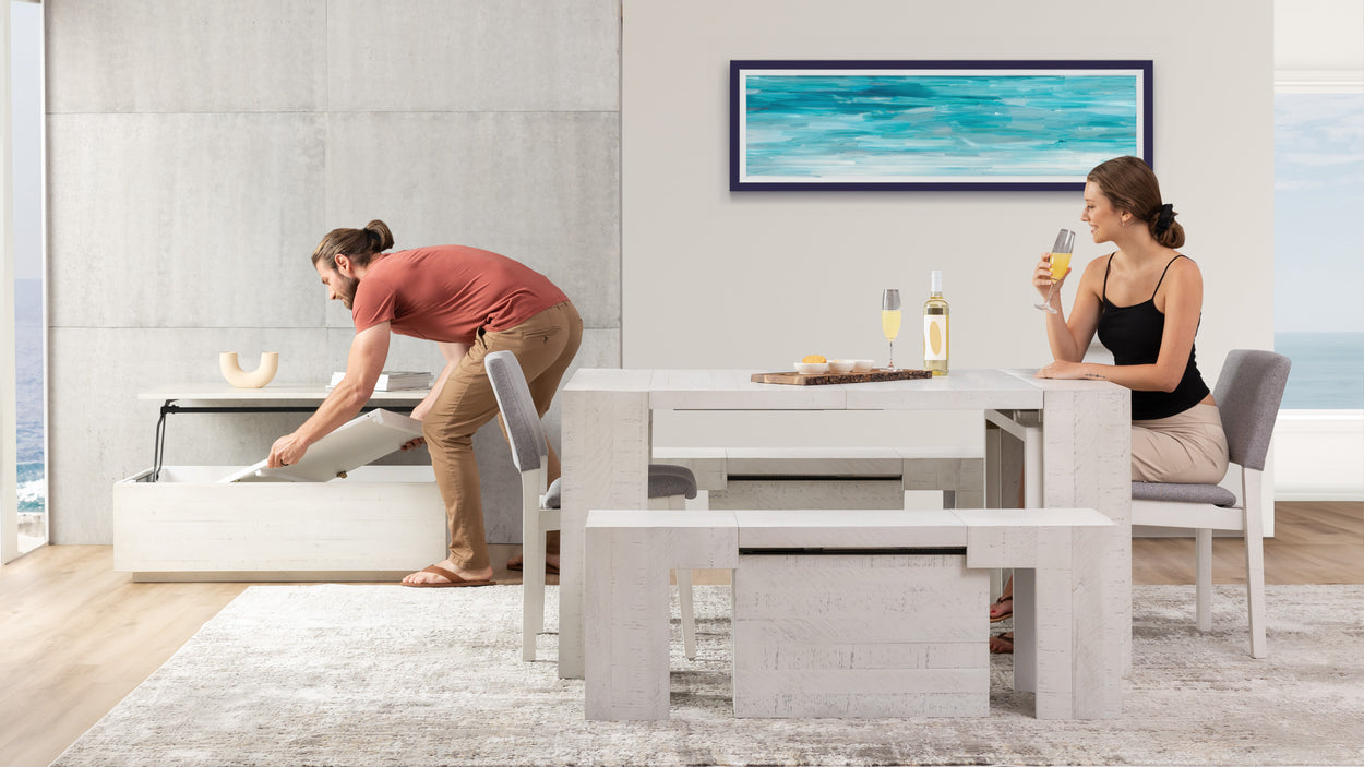 Solid Wood Extendable Dining Table | Transformer Table#N# – Transformer ...