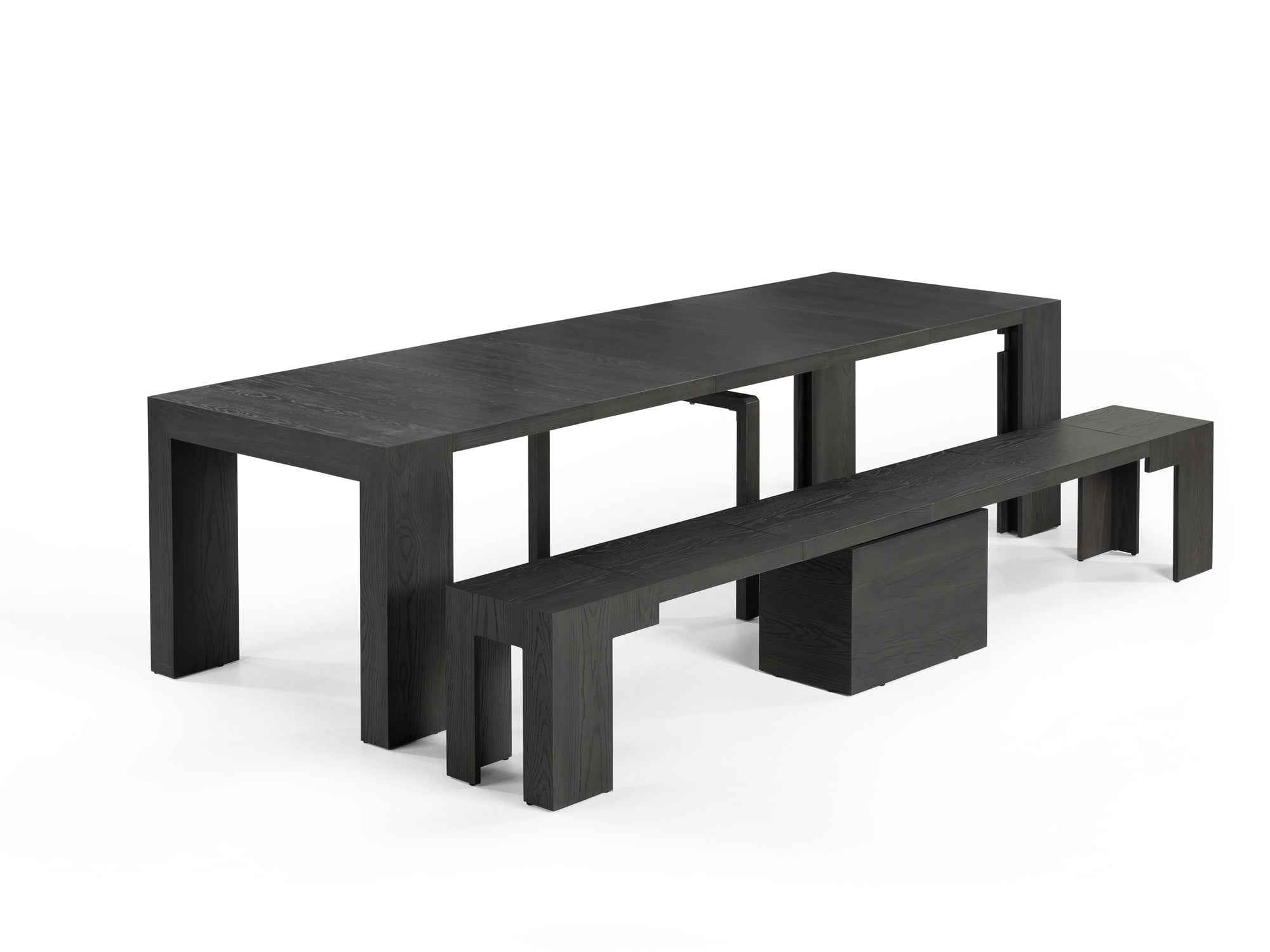 Extendable Dining Table Sets with Bench | Transformer Table