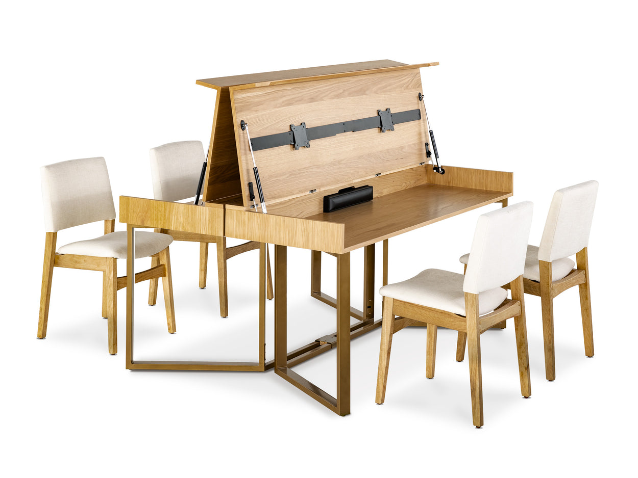 Adjustable Table to Desk - Adjustable Double Desk | TT CA