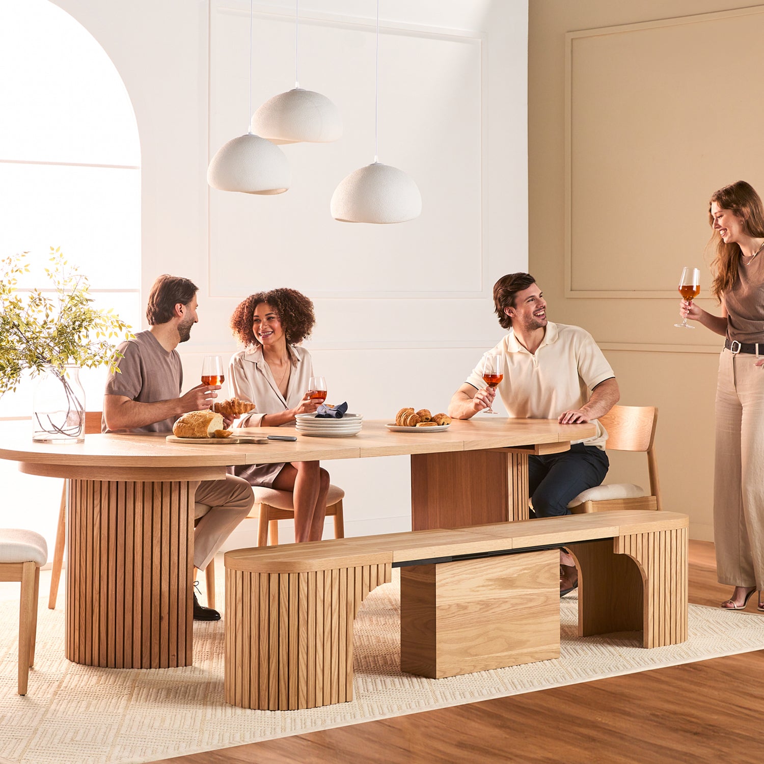 Multifunctional Space Saving Furniture Transformer Table