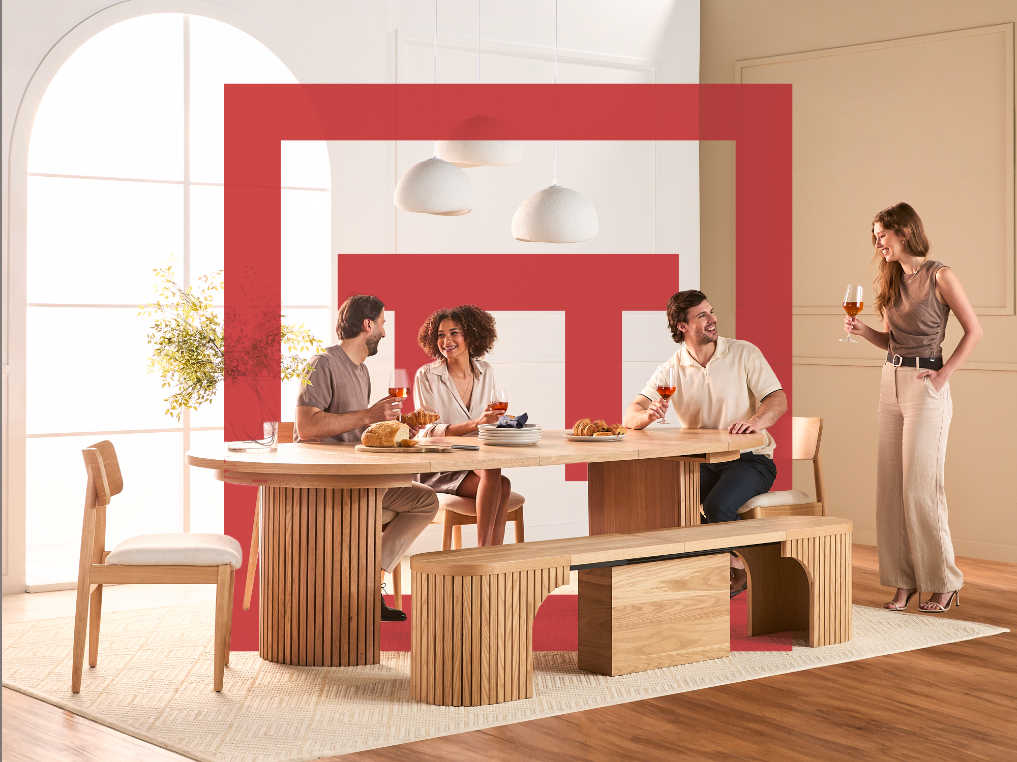 Extendable Dining Table Sets and Round Tables | Transformer Table