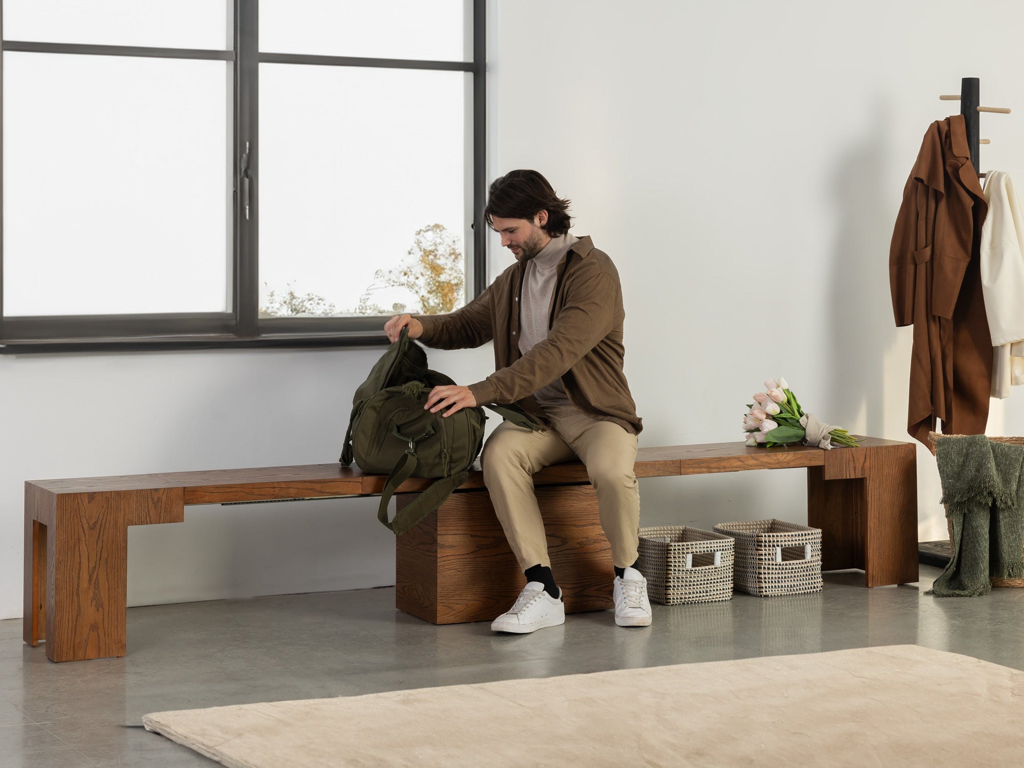 Extendable Dining Table Bench | Transformer Table – Transformer Table ...